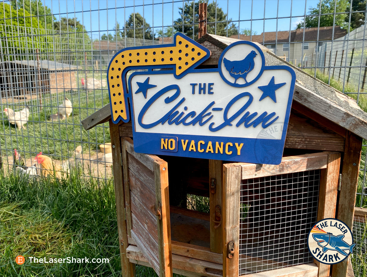 The Chick Inn Sign - Laser Cut Files - SVG – The Laser Shark