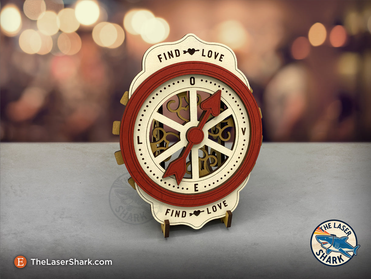 The Love Compass - Laser Cut Files - SVG – The Laser Shark