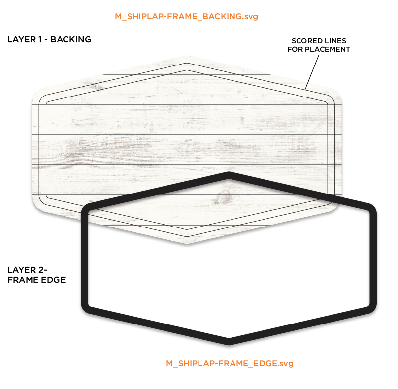 Shiplap Frames Set #3 - Laser Cut Files - SVG– The Laser Shark