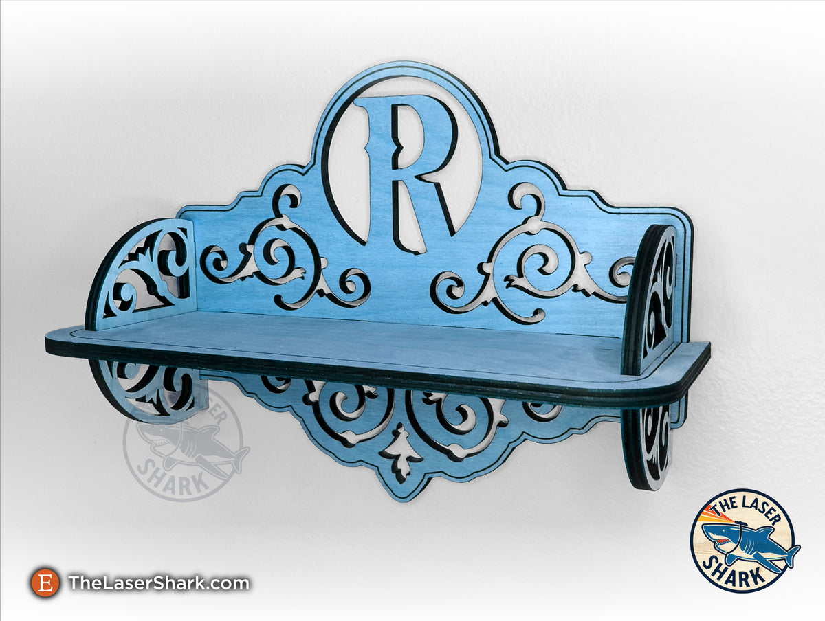 Monogram Shelves - Laser Cut Files - SVG– The Laser Shark