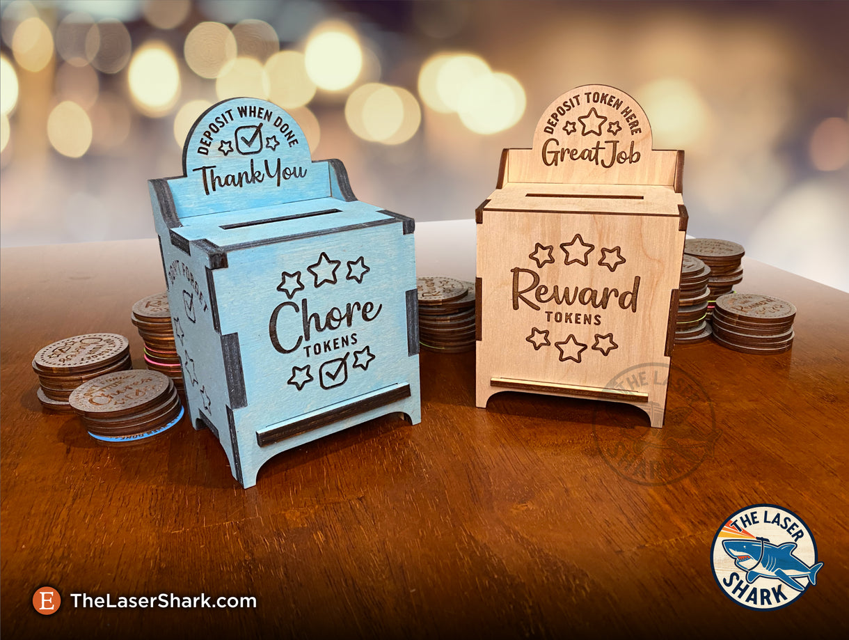 Chore & Reward Token Boxes - Laser Cut Files - SVG – The Laser Shark
